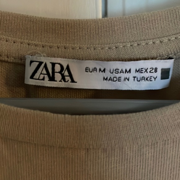 Zara | Dresses | Zara Long Tan Dress | Poshmark
